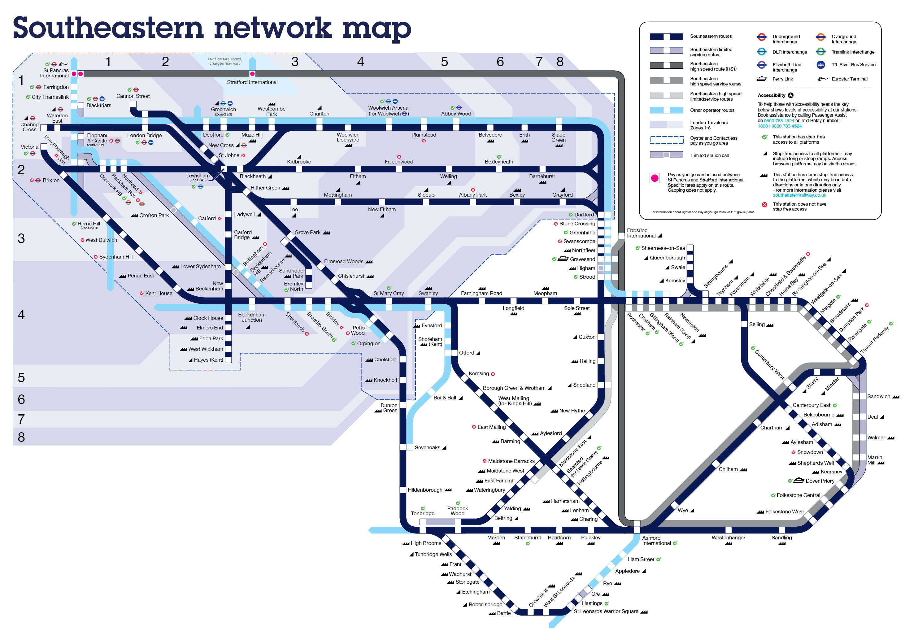 England Rail Zones